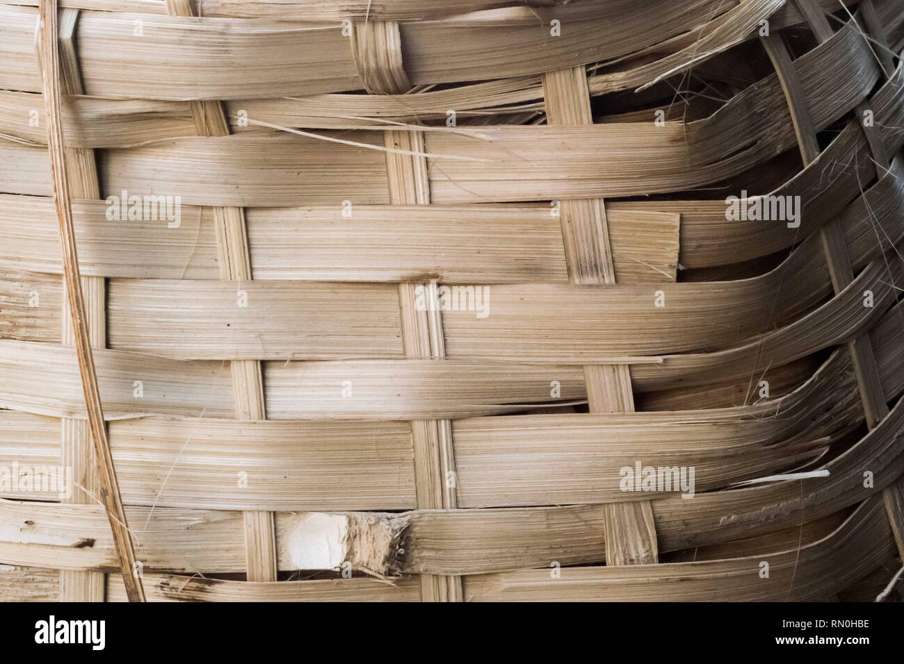 Bamboo Weaved basket pattern Stock Photo - Alamy