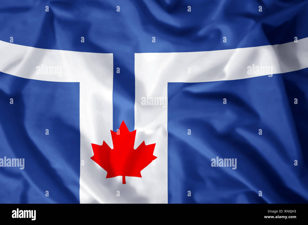Toronto Flag stylish waving and closeup flag illustration. Perfect for ...