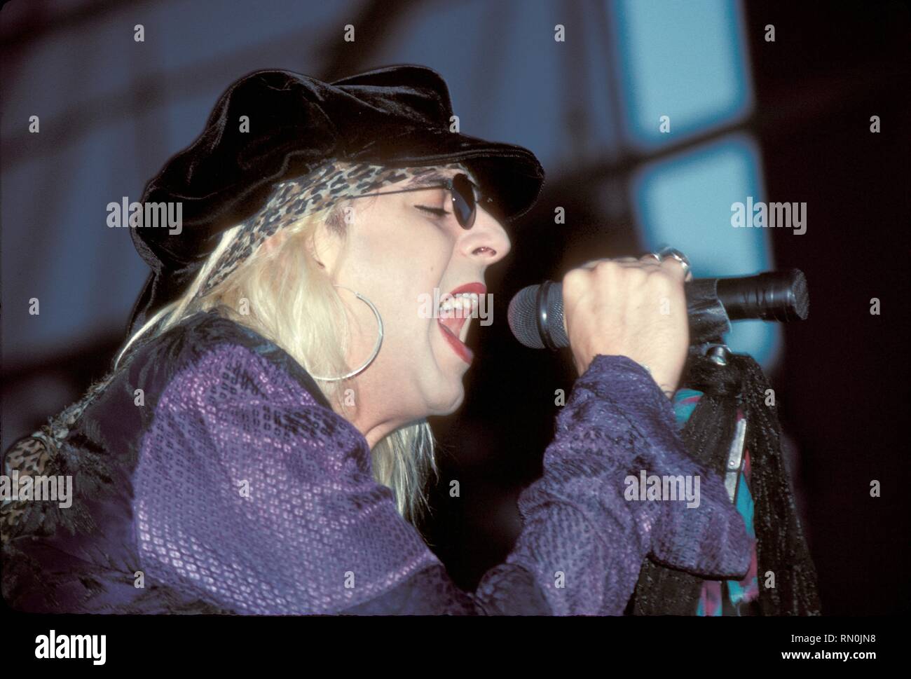 Faster Pussycat vocalist Taime Downe, born Gustave Molvik, Jr, is shown ...
