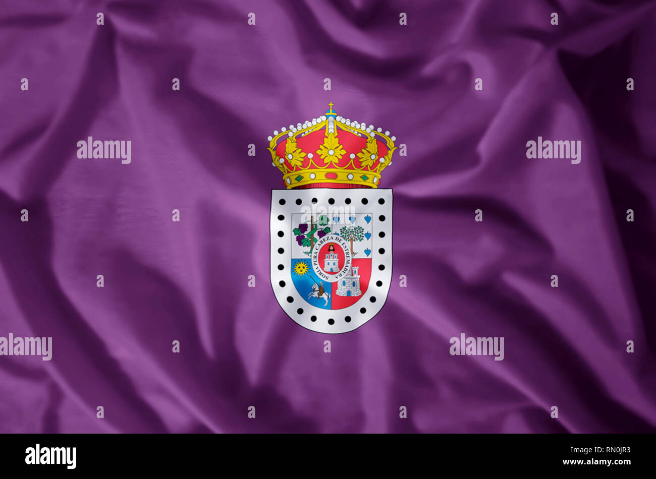 Soria stylish waving and closeup flag illustration. Perfect for ...