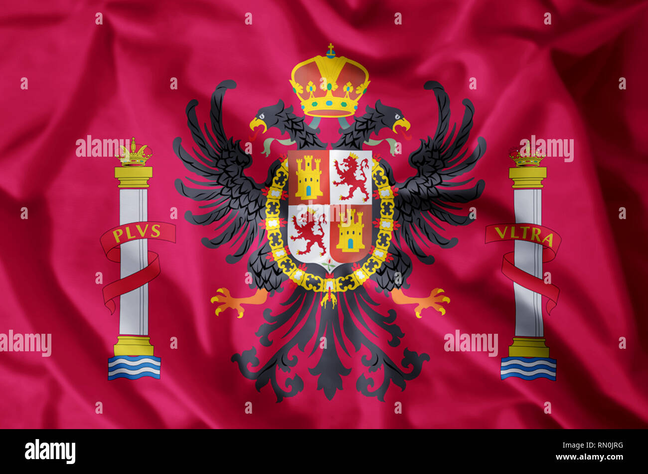 Toledo stylish waving and closeup flag illustration. Perfect for ...