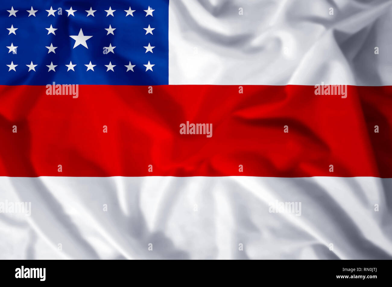 Amazonas stylish waving and closeup flag illustration. Perfect for ...