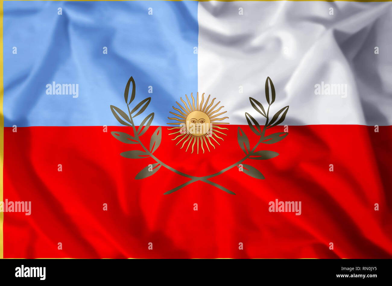 Catamarca stylish waving and closeup flag illustration. Perfect for ...