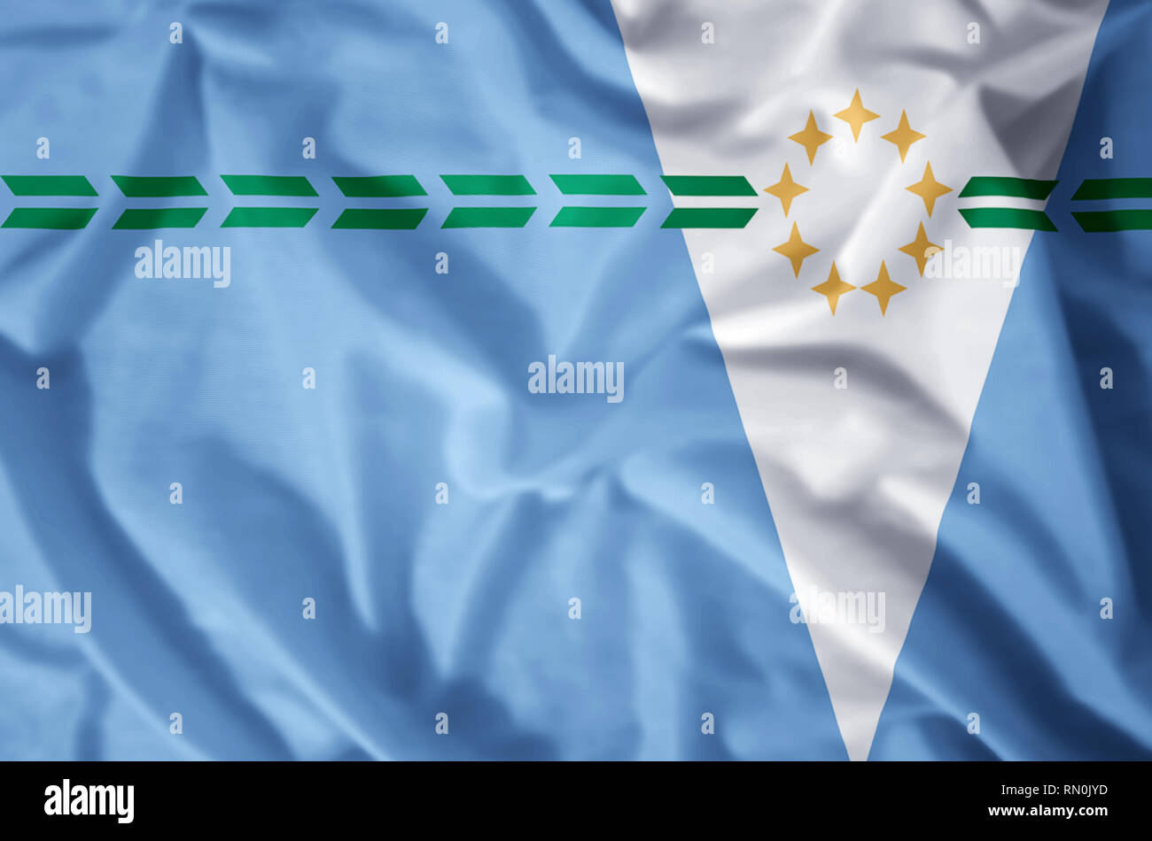 Formosa stylish waving and closeup flag illustration. Perfect for ...