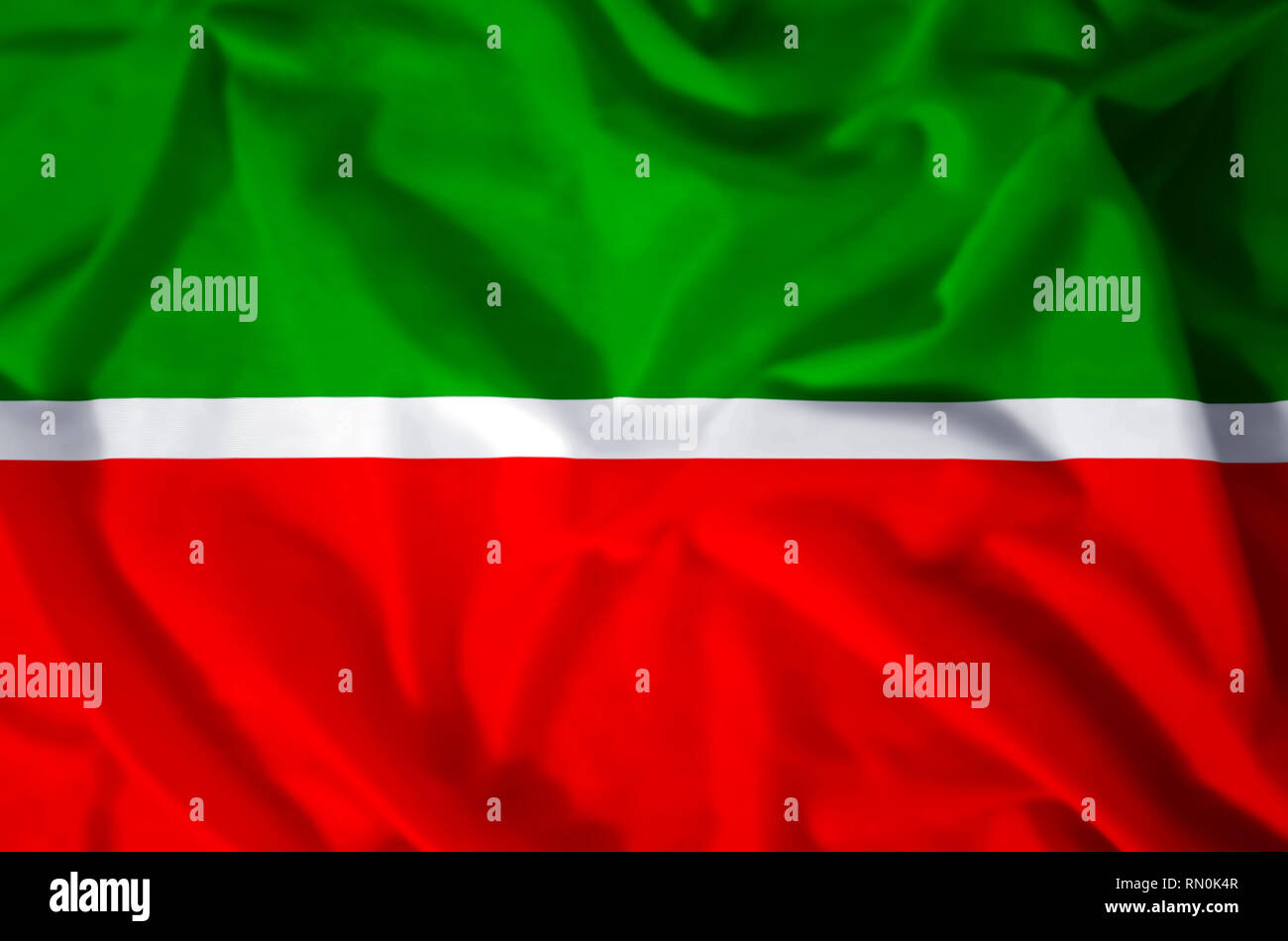 Tatarstan stylish waving and closeup flag illustration. Perfect for ...