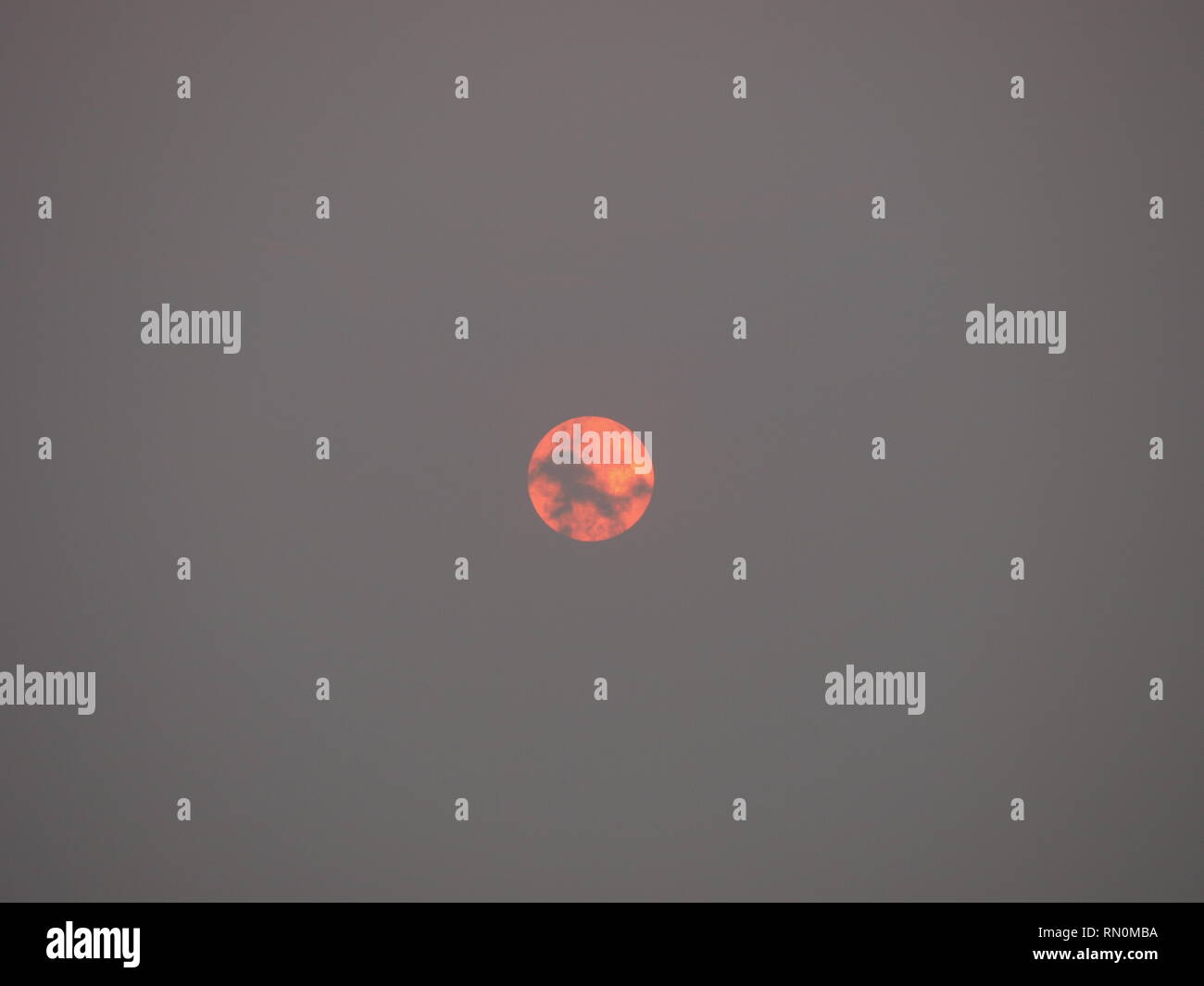 smoke and sun Stock Photo - Alamy