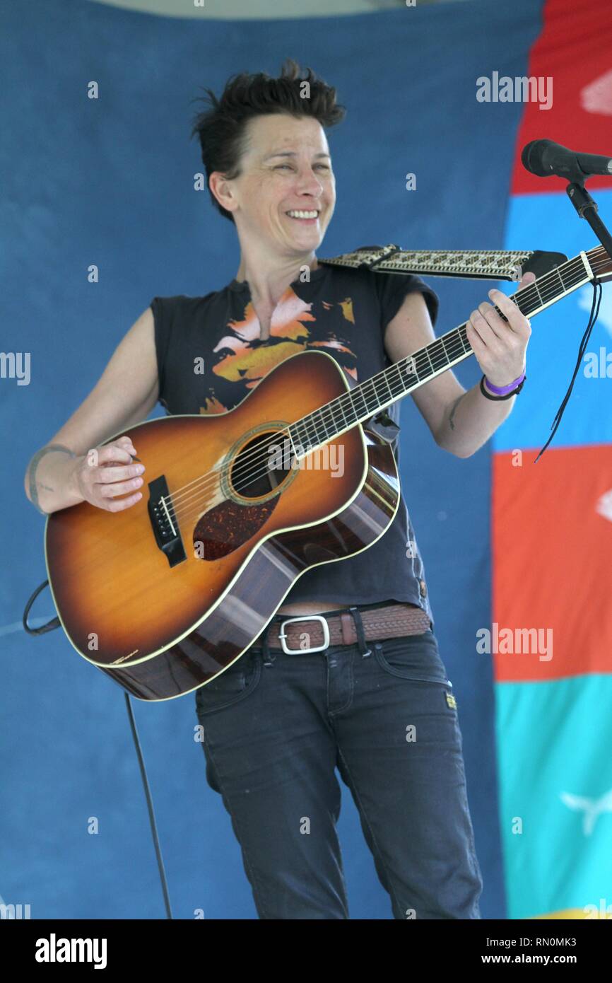 Singer, songwriter and guitarist Melissa Ferrick is shown performing on ...