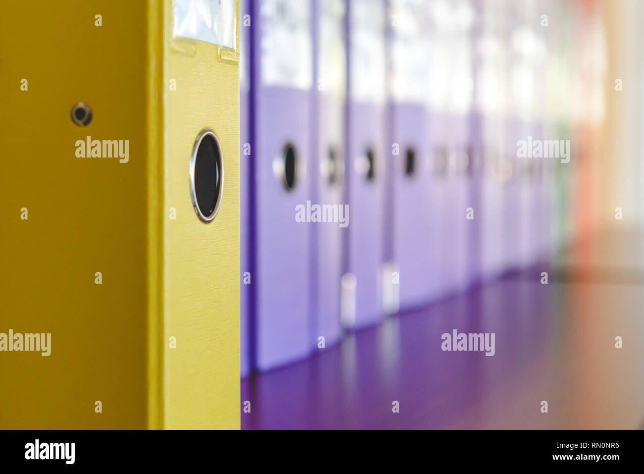 Binders shelf office hi-res stock photography and images - Alamy