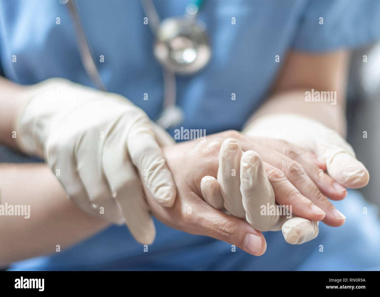 Nurse Holding Patients Hand High Resolution Stock Photography and ...