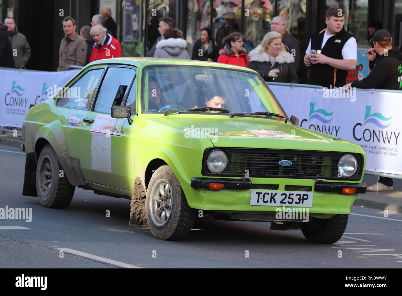 For the first time the Cambrian Rally service park is in Llandudno town ...