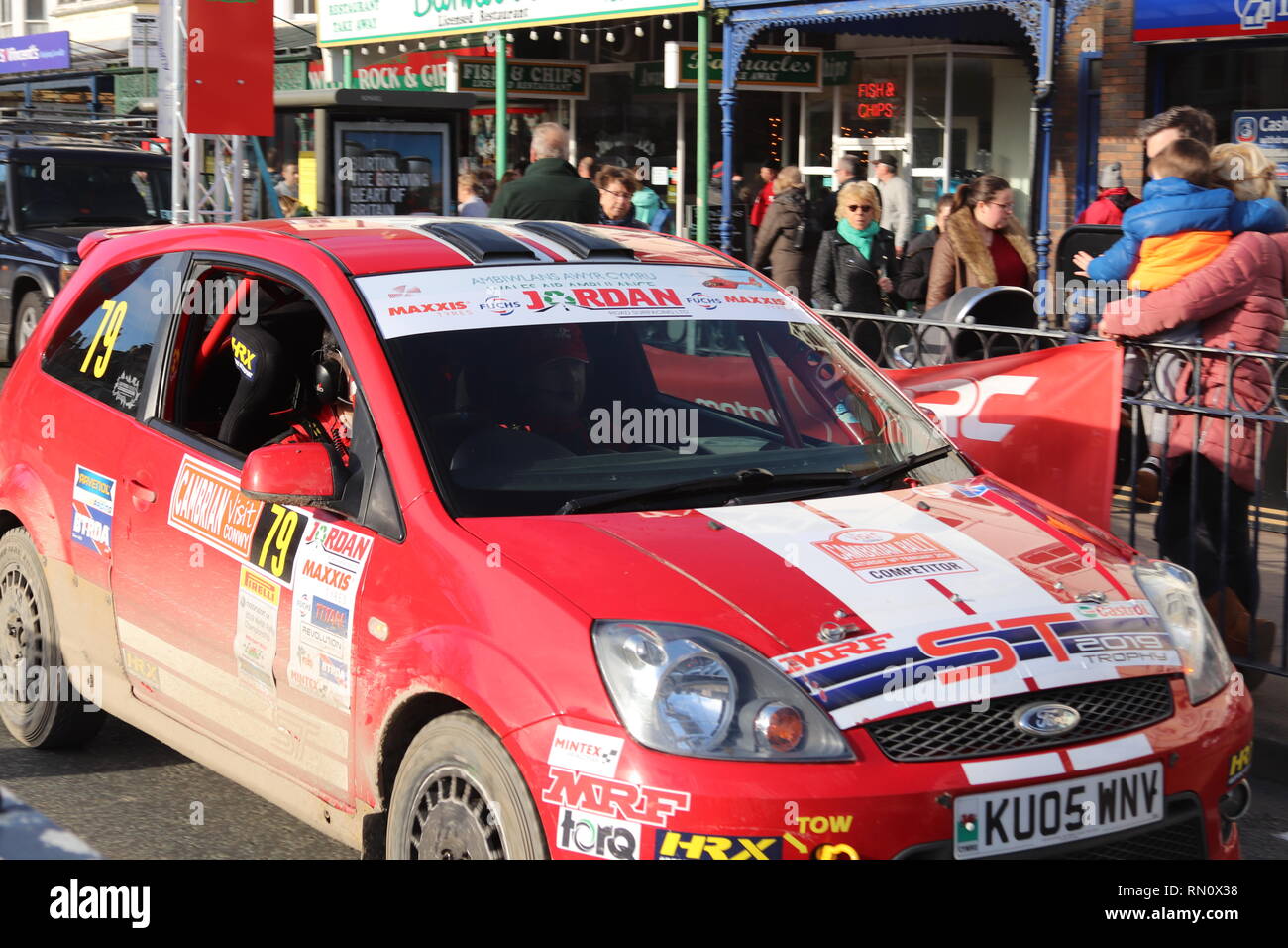 For the first time the Cambrian Rally service park is in Llandudno town ...