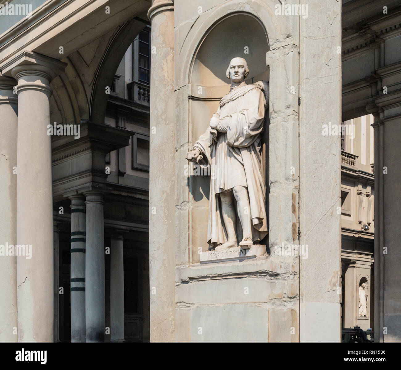 Statue of Piero Capponi, Uffizi Gallery Museum, Piazzale Degli Uffizi ...