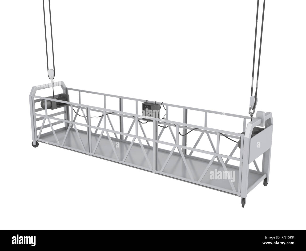 Windows Cleaning Platform Isolated Stock Photo - Alamy