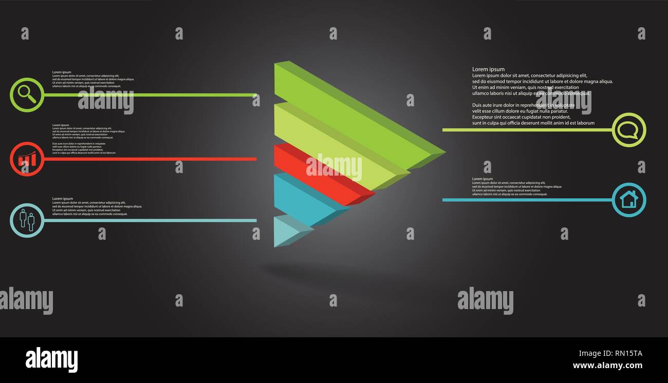 3d logo triangle hi-res stock photography and images - Alamy