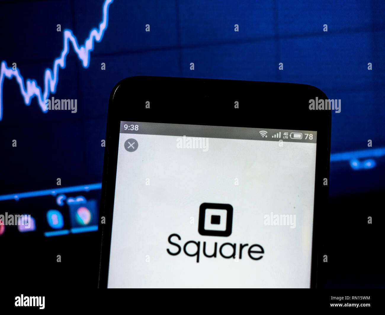 Square, Inc. company logo seen displayed on smart phone Stock Photo - Alamy