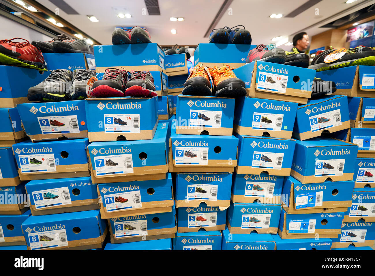 HONG KONG - CIRCA JANUARY, 2016: inside of a store in Hong Kong ...