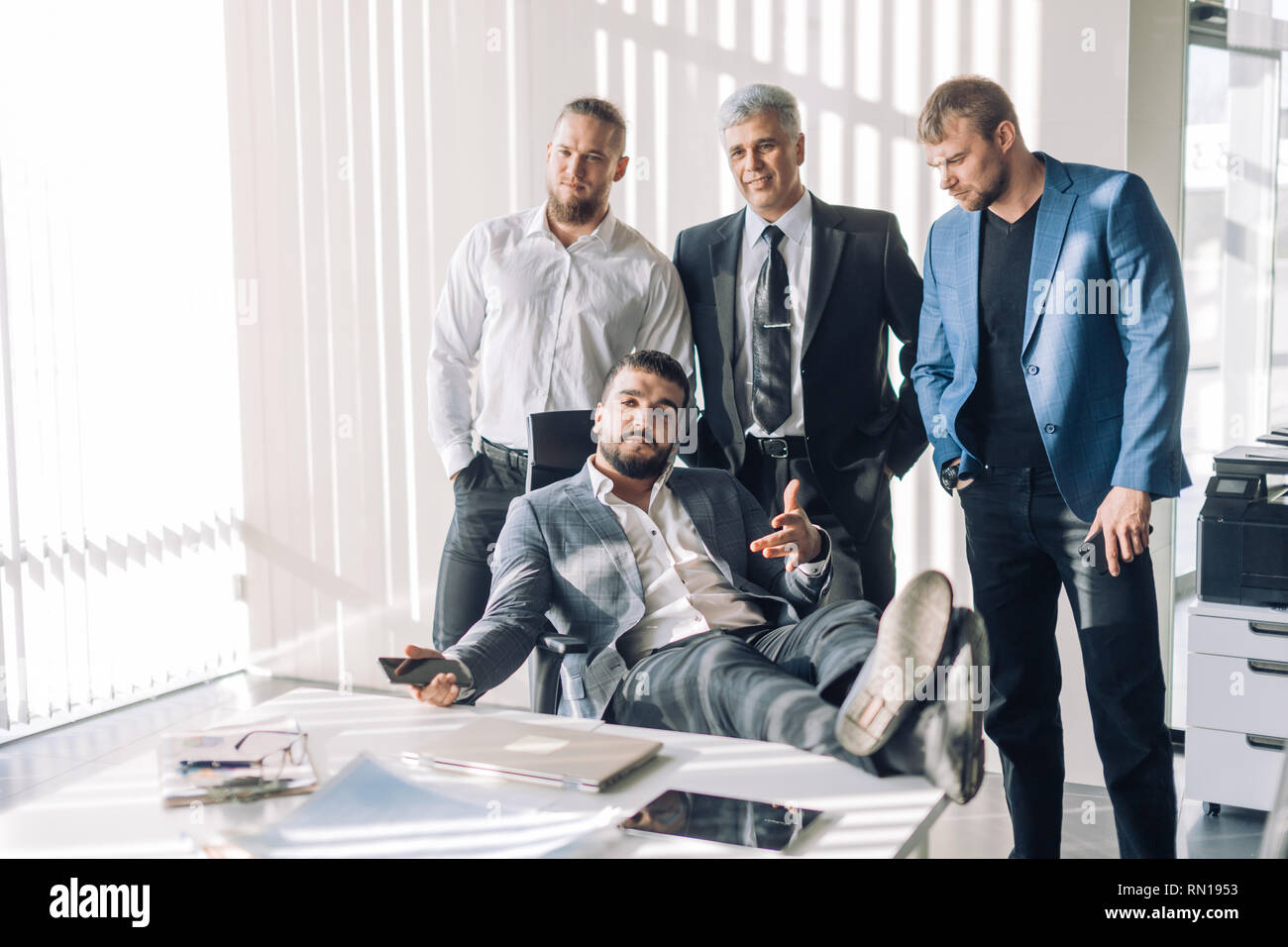 Banker Suit High Resolution Stock Photography and Images - Alamy