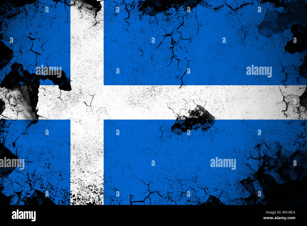 Shetland grunge and dirty flag illustration. Perfect for background or ...