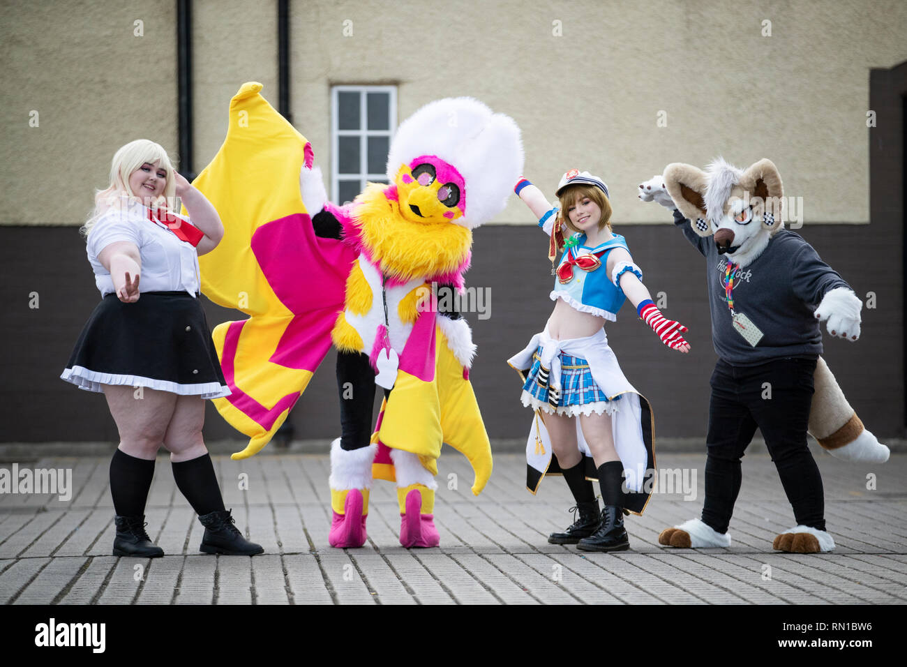 (Left to right) Madison Birrall, Penny Moth, Elise Forrest and Mitch ...