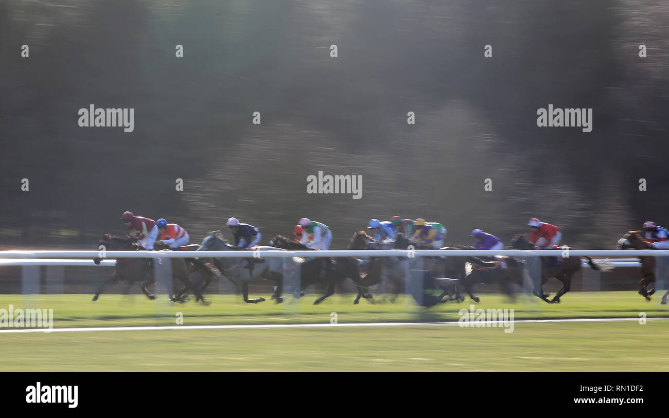 William hill grand national trial day haydock racecourse hi-res stock ...