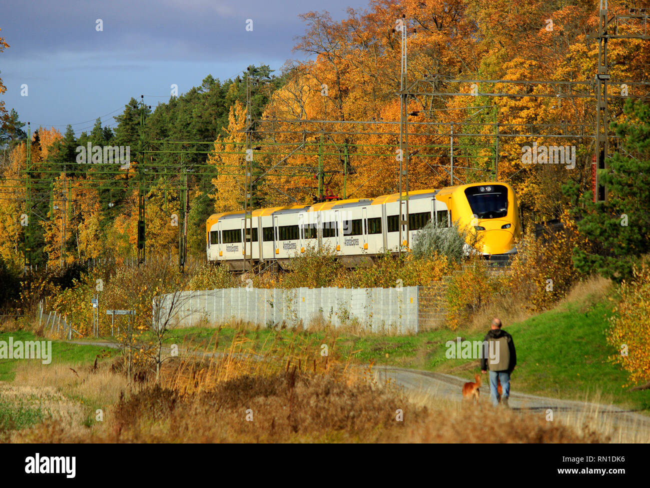 Arlanda express train from central hi-res stock photography and images ...