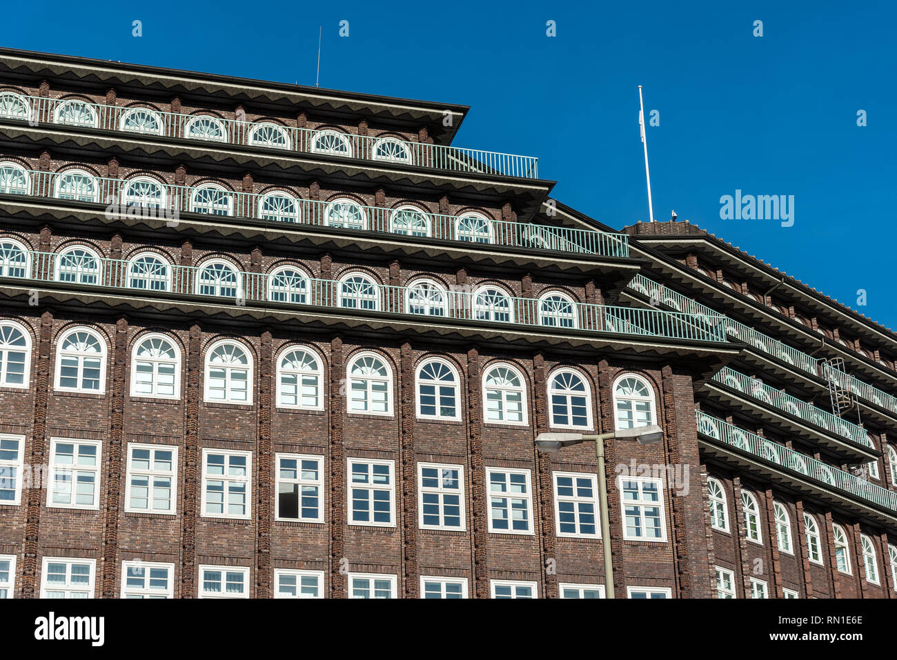 Detail of the famous Chilehaus in Hamburg, Germany Stock Photo - Alamy