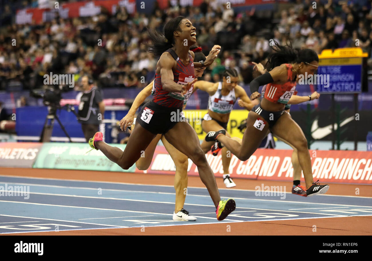 Wins womens 60 metres hurdles hi-res stock photography and images - Alamy