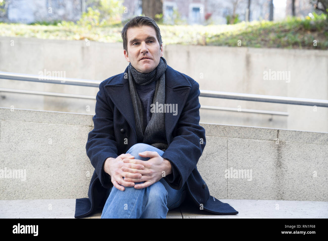Felix Randau attends 'Otzi, El Hombre De Hielo' photocall at Museo ...