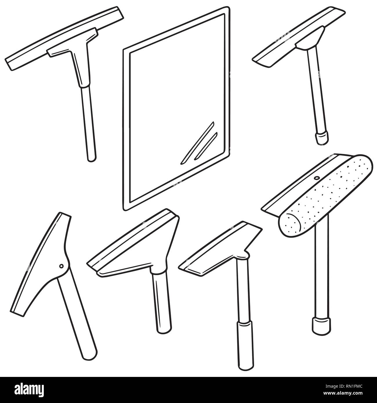 Mirror wiper Stock Vector Images - Alamy