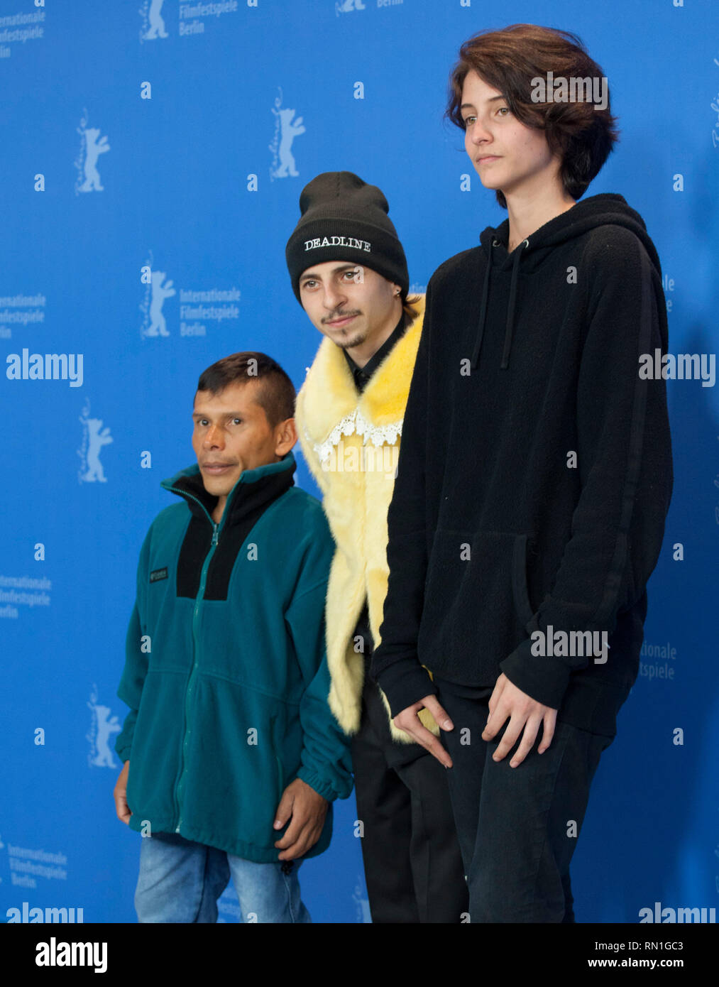 Wilson Salazar, Moises Arias and Sofia Buenaventura at the photocall ...