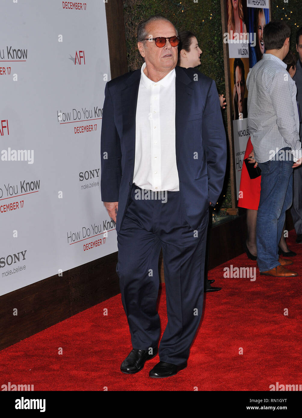Jack nicholson 32 red carpet event hi-res stock photography and images ...