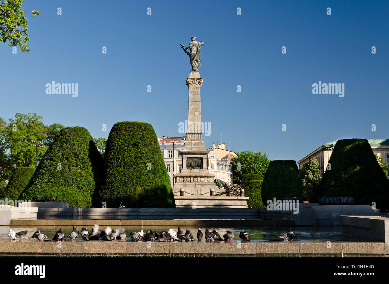 Baroque garden in city center hi-res stock photography and images - Alamy