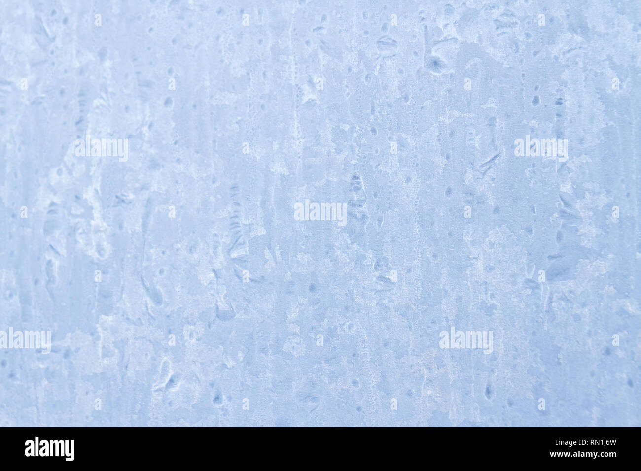 Frosty patterns on a frozen ice box in the early morning Stock Photo ...