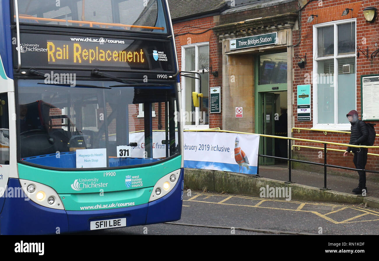 Three bridges station hi-res stock photography and images - Alamy