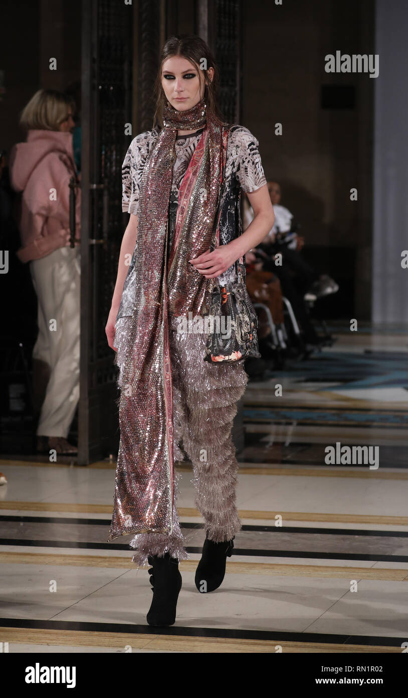 Models on the catwalk during the Rocky Star Autumn/Winter 2019 London ...