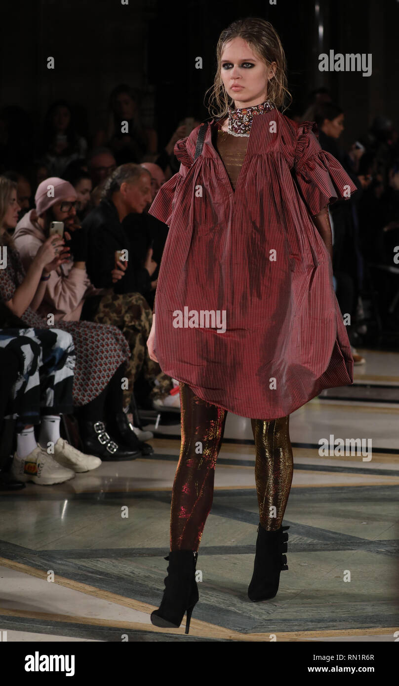 Models on the catwalk during the Rocky Star Autumn/Winter 2019 London ...