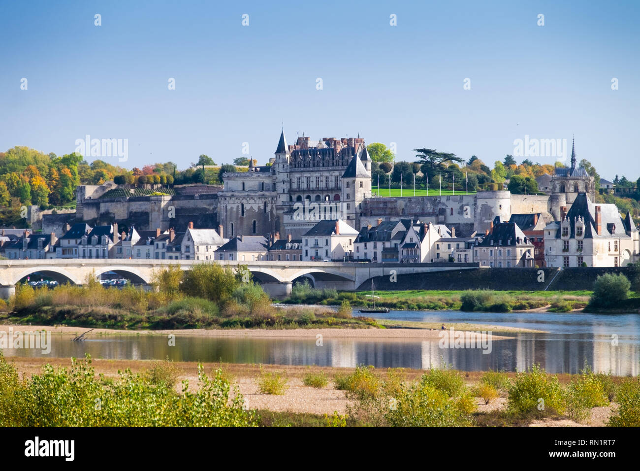CHATEAU D' AMBOISE - LOIRE VALLEY - FRANCE Stock Photo - Alamy