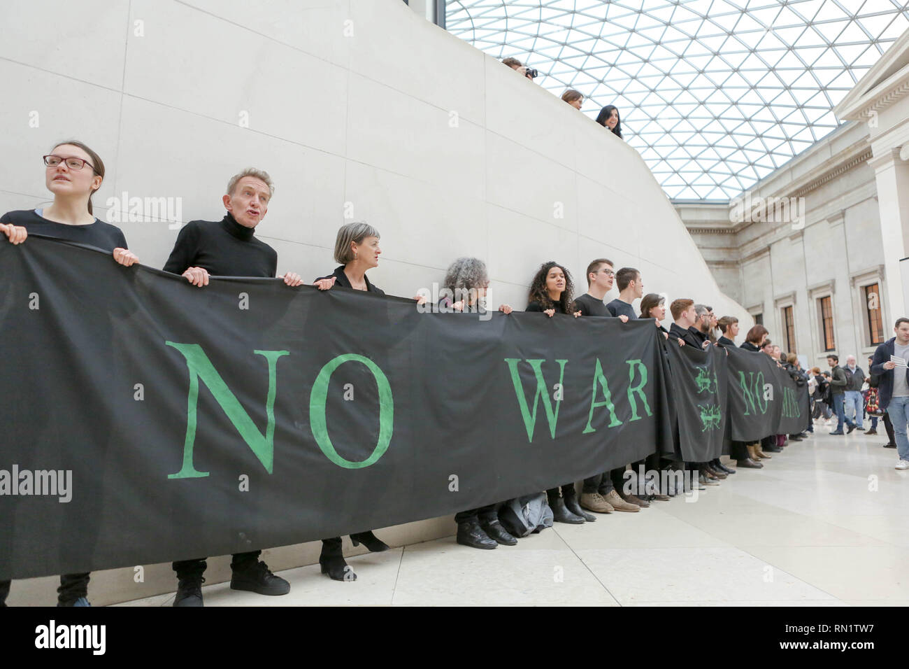 Climate change protest british museum hi-res stock photography and ...