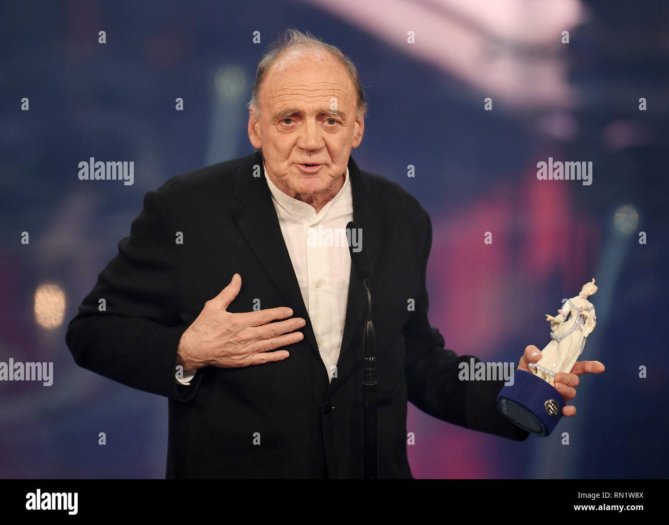 Munich, Germany. 20th Jan, 2017. Actor Bruno Ganz receives an award at ...