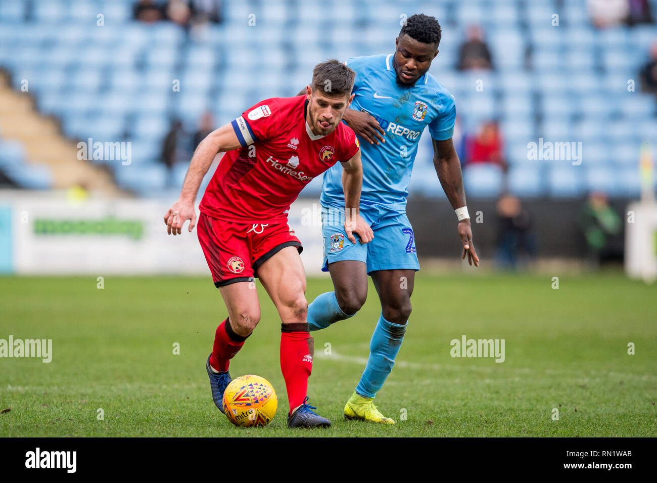 Ricoh arena, Coventry, UK. 16th Feb, 2019. Coventry, UK. 16th Feb, 2019 ...