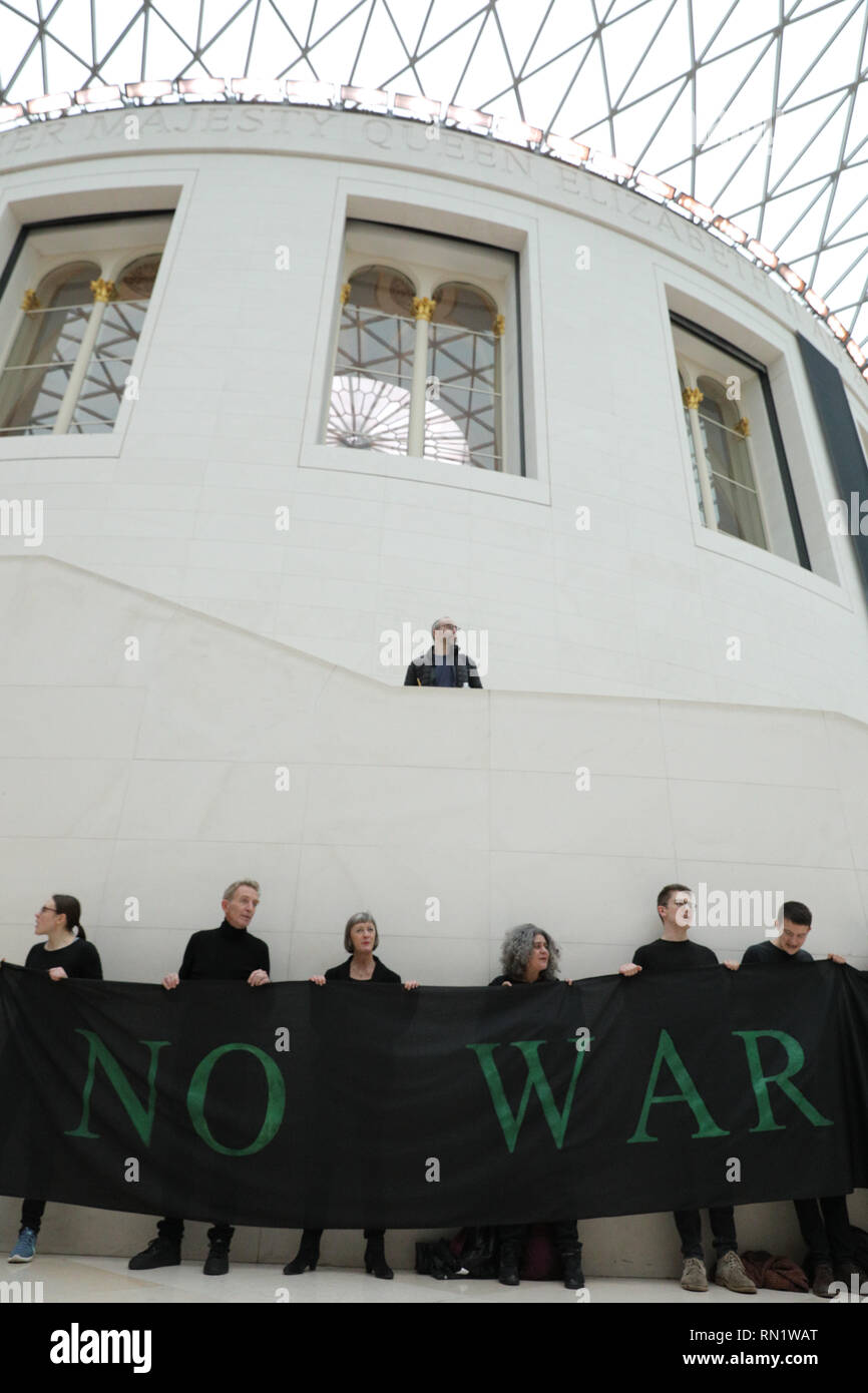 British Museum, London, UK, 16th Feb 2019. 'BP or Not BP - No War No ...