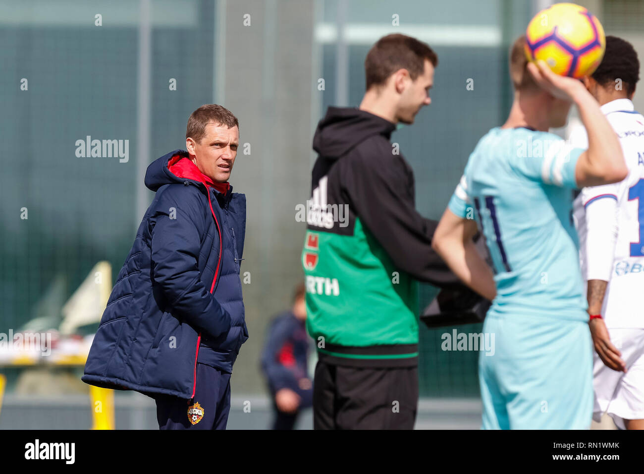 San Pedro del Pinatar, Spain. 16th Feb, 2019. Friendly football match ...