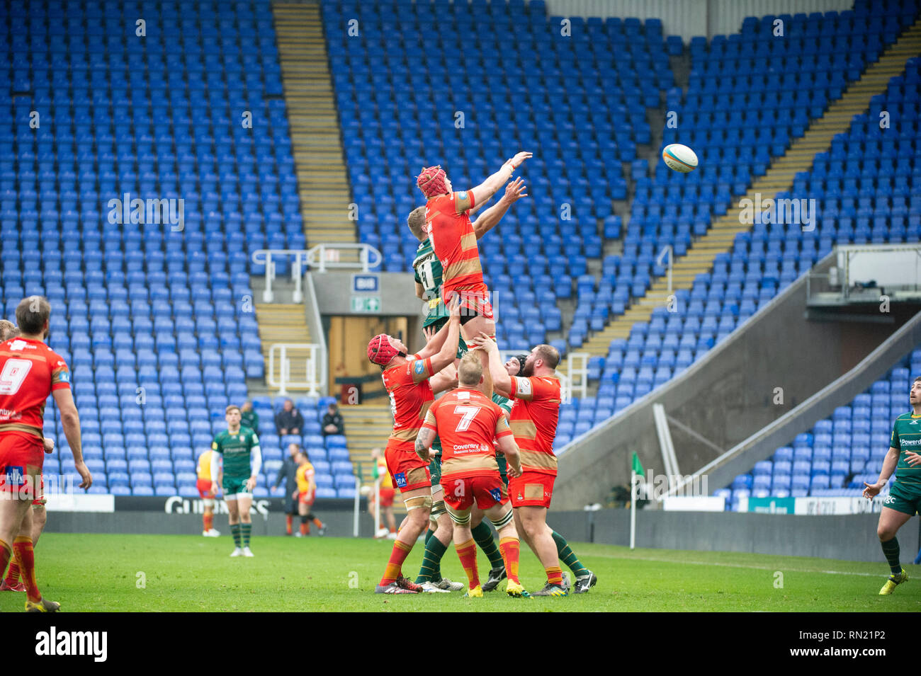 London Irish beat Coventry 52-22 in the rugby Greene King IPA ...