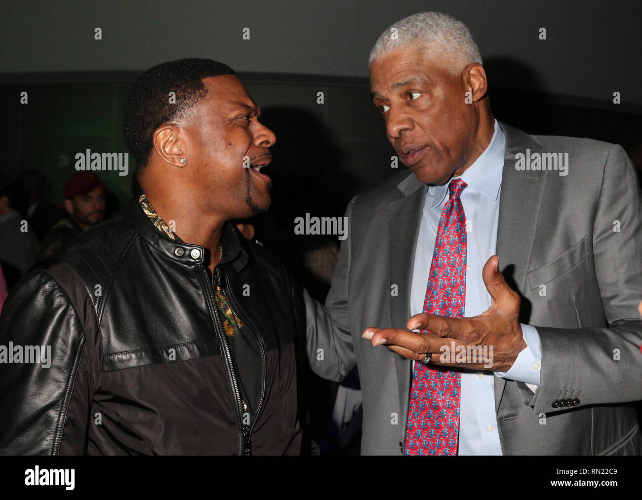 Charlotte, NC, USA. 15th Feb, 2019. Chris Tucker and Julius Irving at ...