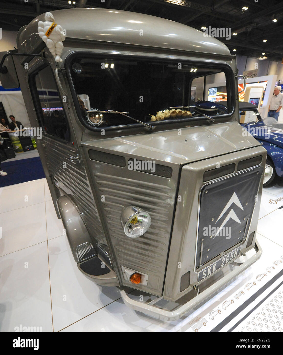 London, UK. 16th Feb 2019. A Citroen Type H Panel Van on display at the ...