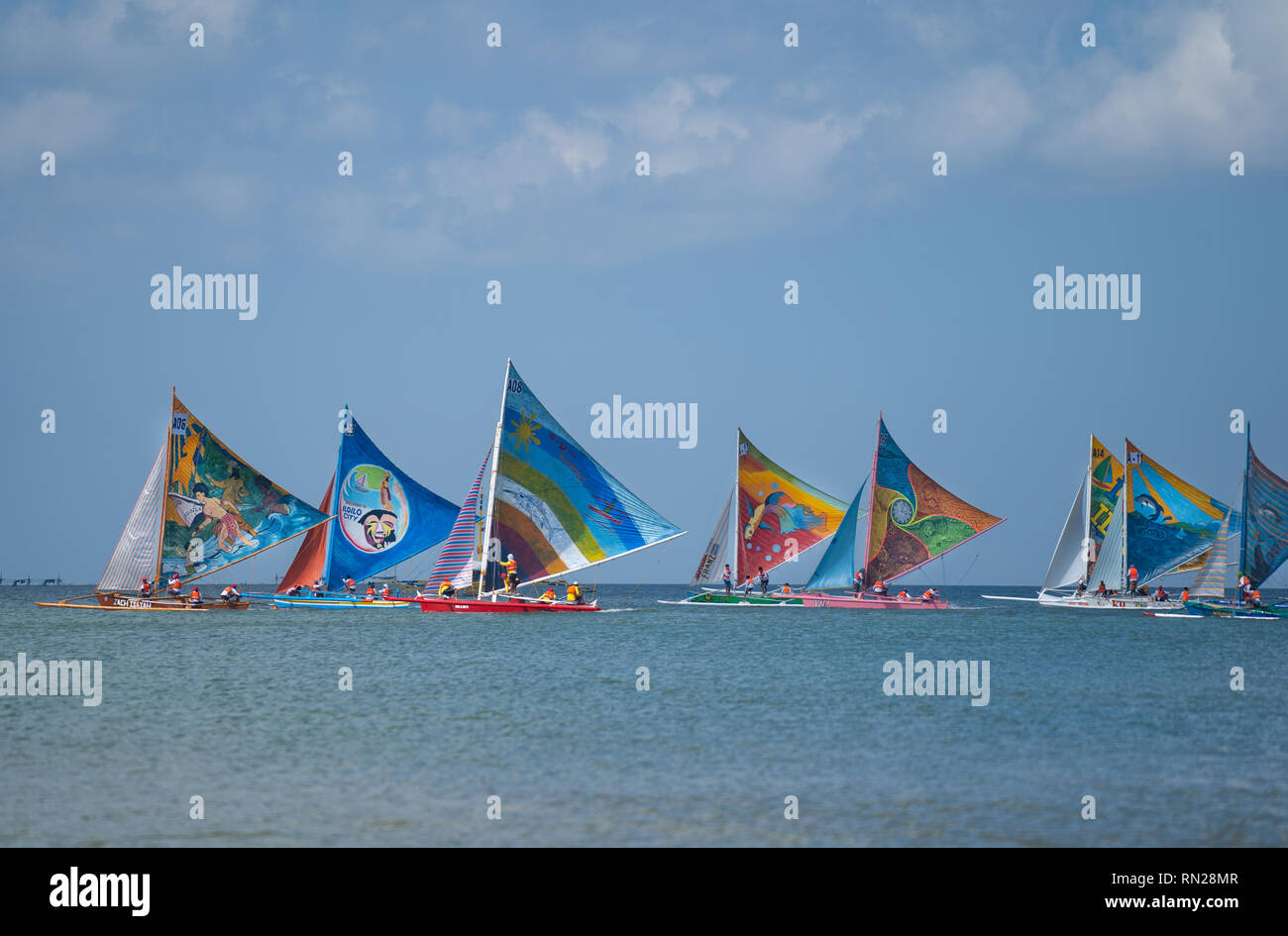 Philippine native boats hi-res stock photography and images - Alamy