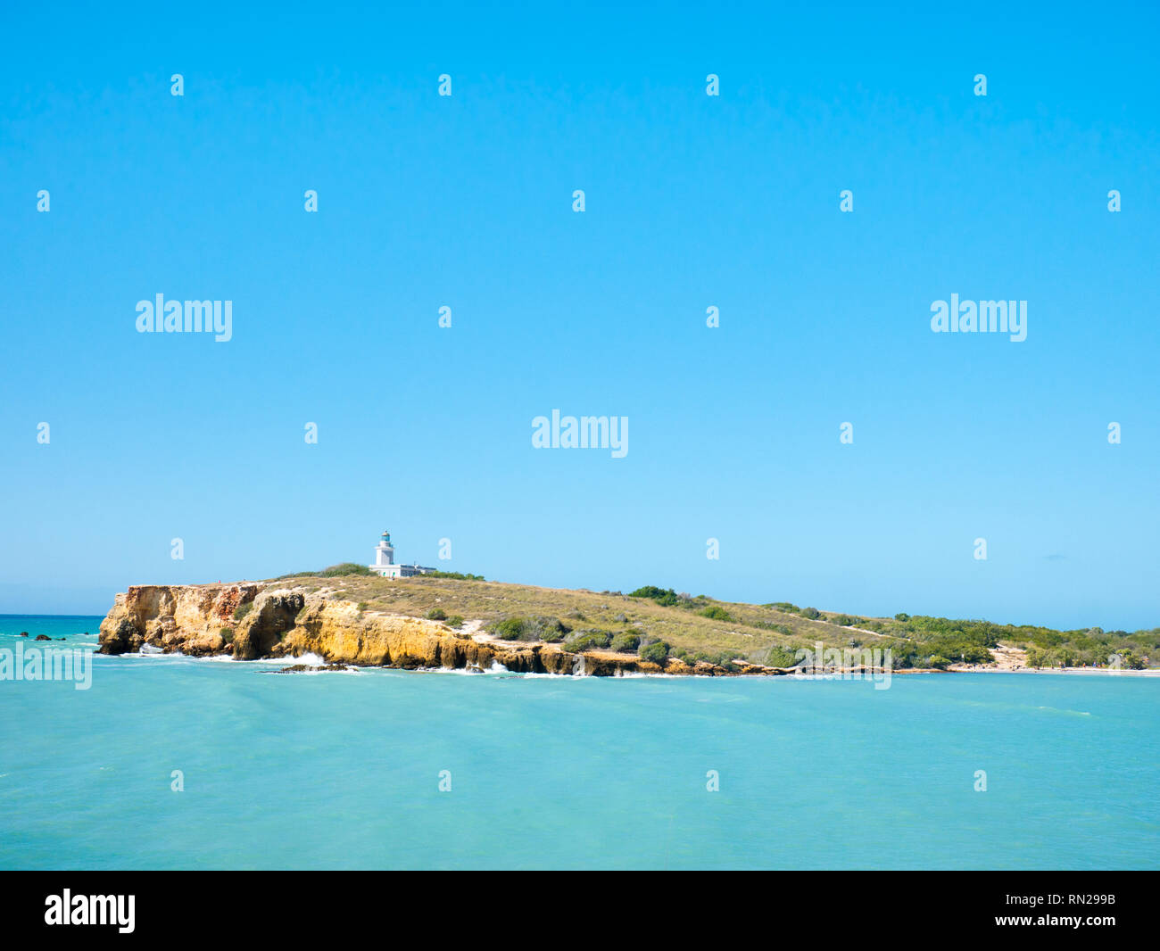 Nice view of a turquoise sea of the Caribbean. One of the most ...