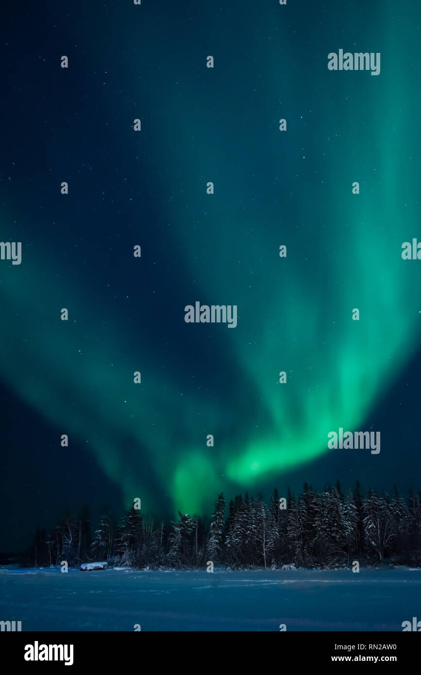 Aurora borealis in northwest hi-res stock photography and images - Alamy