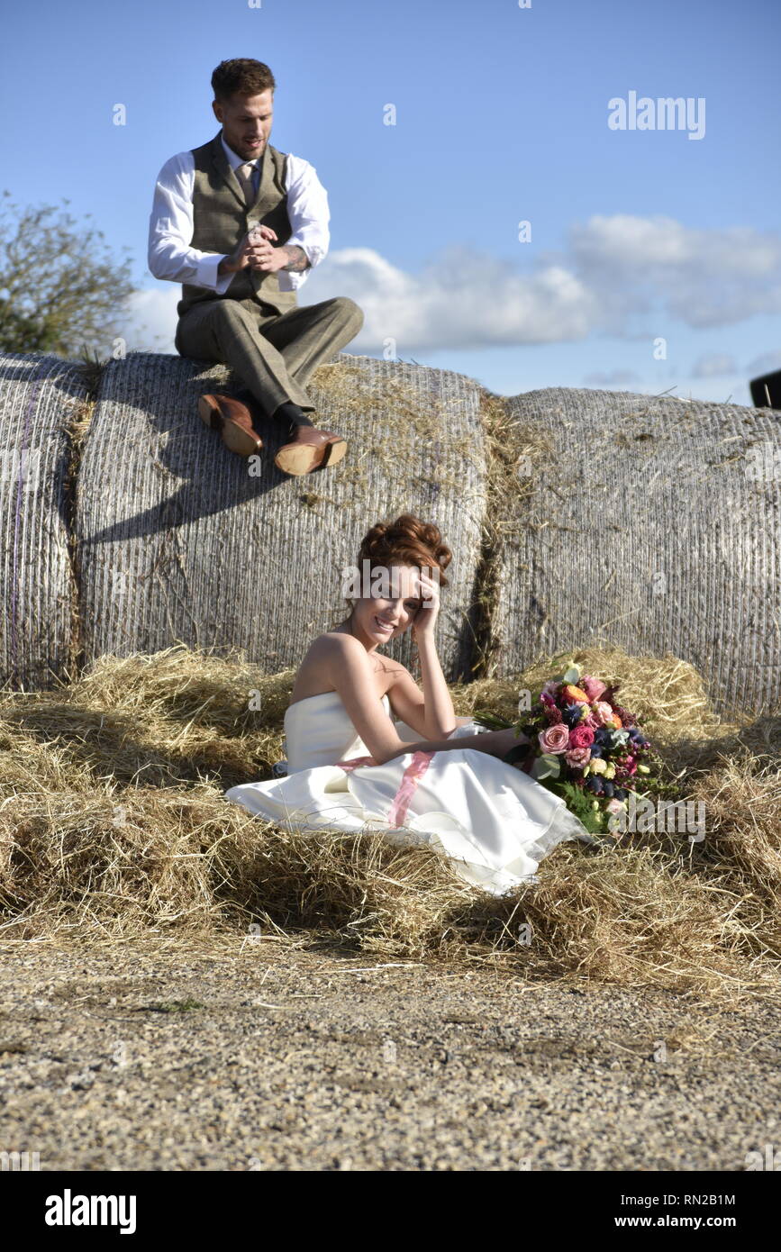 In a suit on a farm for a wedding hi-res stock photography and images ...