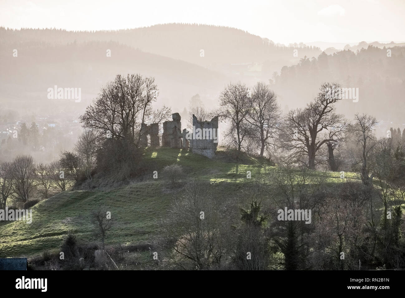 Presteigne medieval ruin ruins hi-res stock photography and images - Alamy